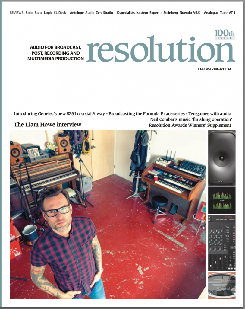 I'm in Resolution magazine - Ahem! - Andy Whitmore